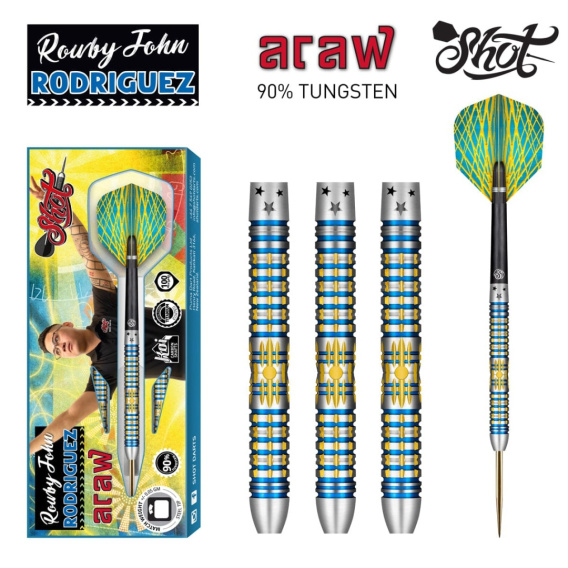 Shot Rowby-John Rodriguez - 23g - 90% Wolfram - Baltic Darts